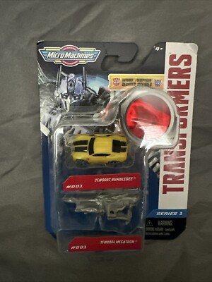 Micro Machines Transformers 2-Pack Bumblebee / Megatron #001 (Series 1 ...