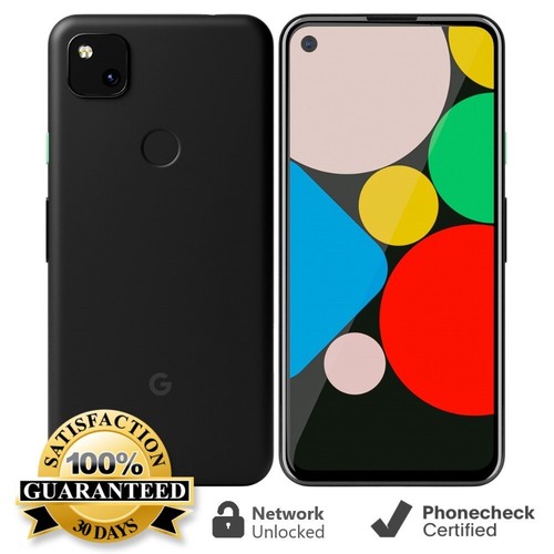 Google Pixel 4a - 128 GB - Black (Unlocked) Smartphone Fair Condition ...