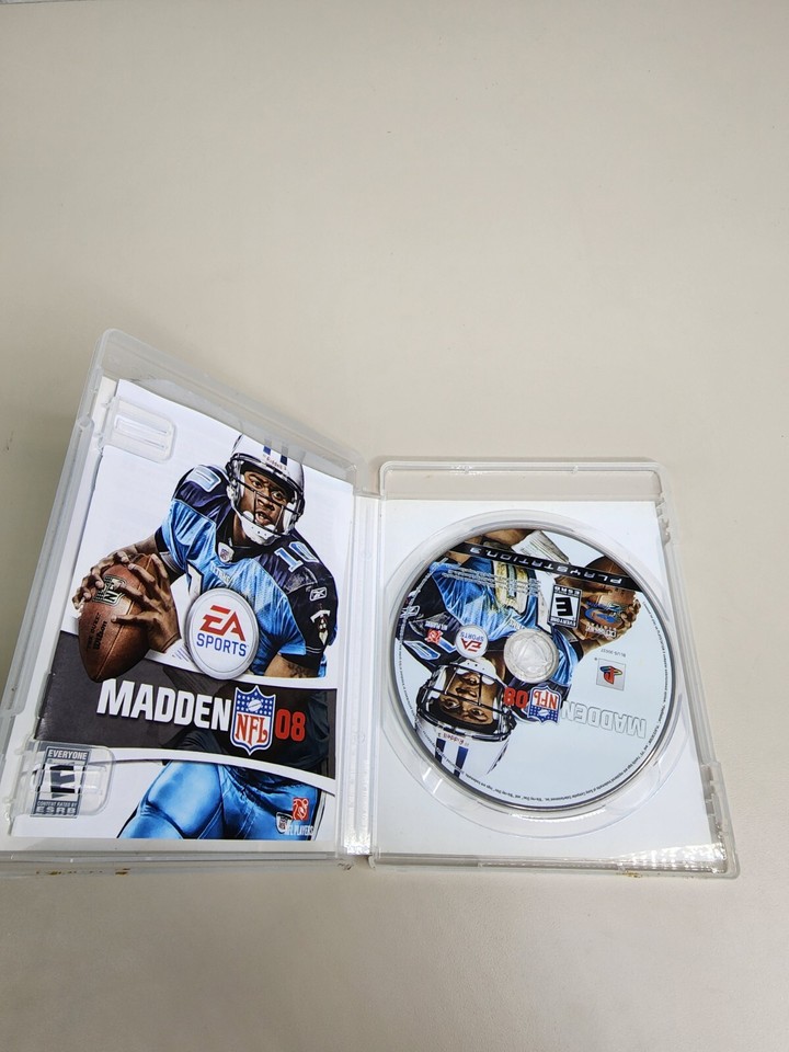 Madden NFL 08 Football - Sony PlayStation 3 PS3 - Complete w/ Manual ...