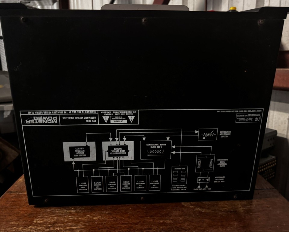 Monster Power Avs 2000 Automatic Voltage Stabilizer | eBay