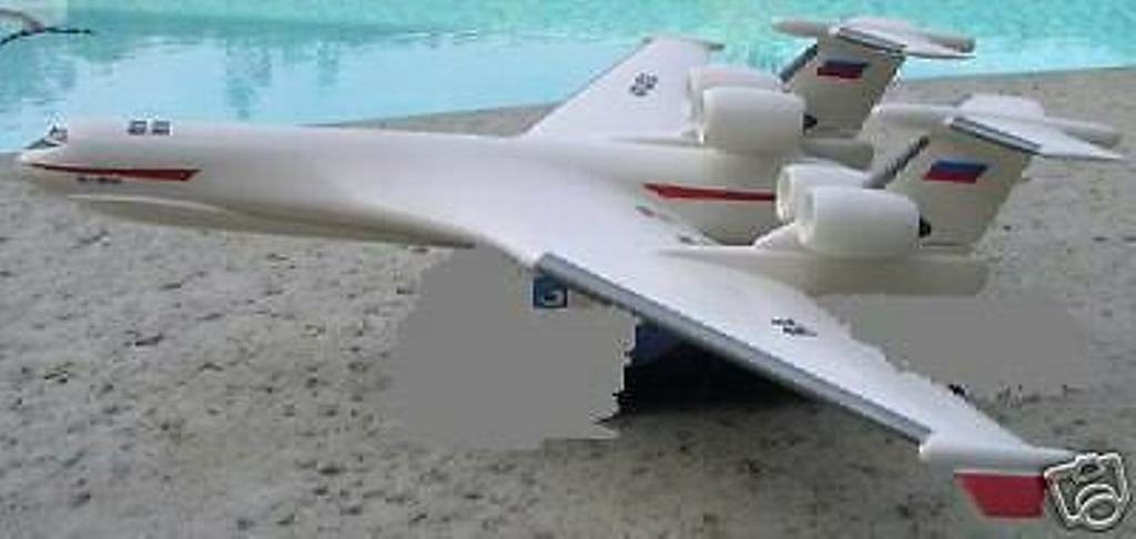 Be-2500 Neptun Beriev Airplane Seaplane Desk Wood Model Big New | eBay