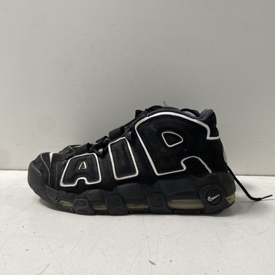 Nike Air More Uptempo 414962-002 Black Suede Athletic Shoes Men's Size ...