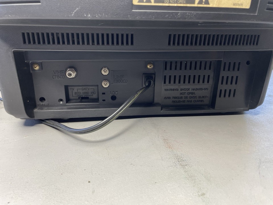 Vintage Fat Back Sharp Gaming Television CRT TV 13" Coaxial Output ...