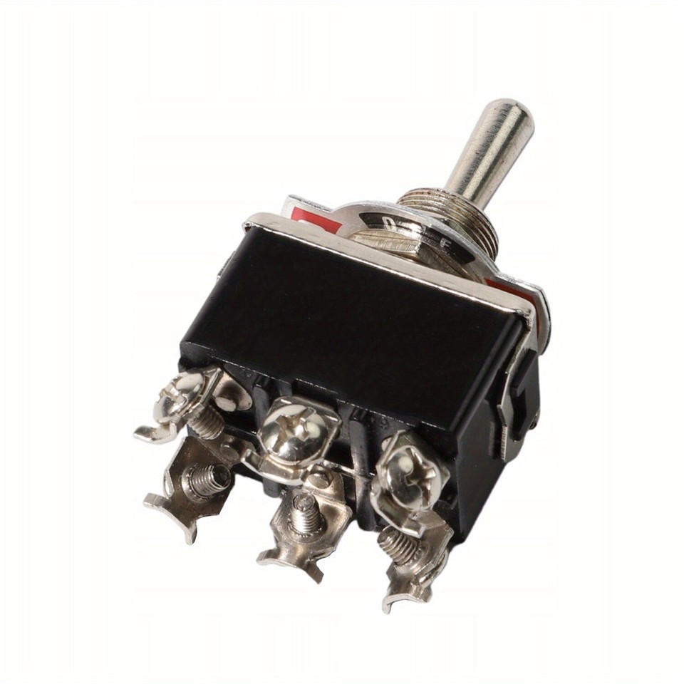 3-pack 6pin DPDT Heavy Duty Rocker Toggle Switch Boot Cap ON/OFF/ON | eBay