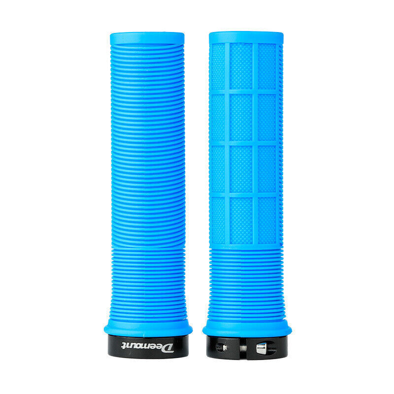 Bicycle Handle Bar Grips Double Lock On For BMX MTB Mountain Bike Cycle ...