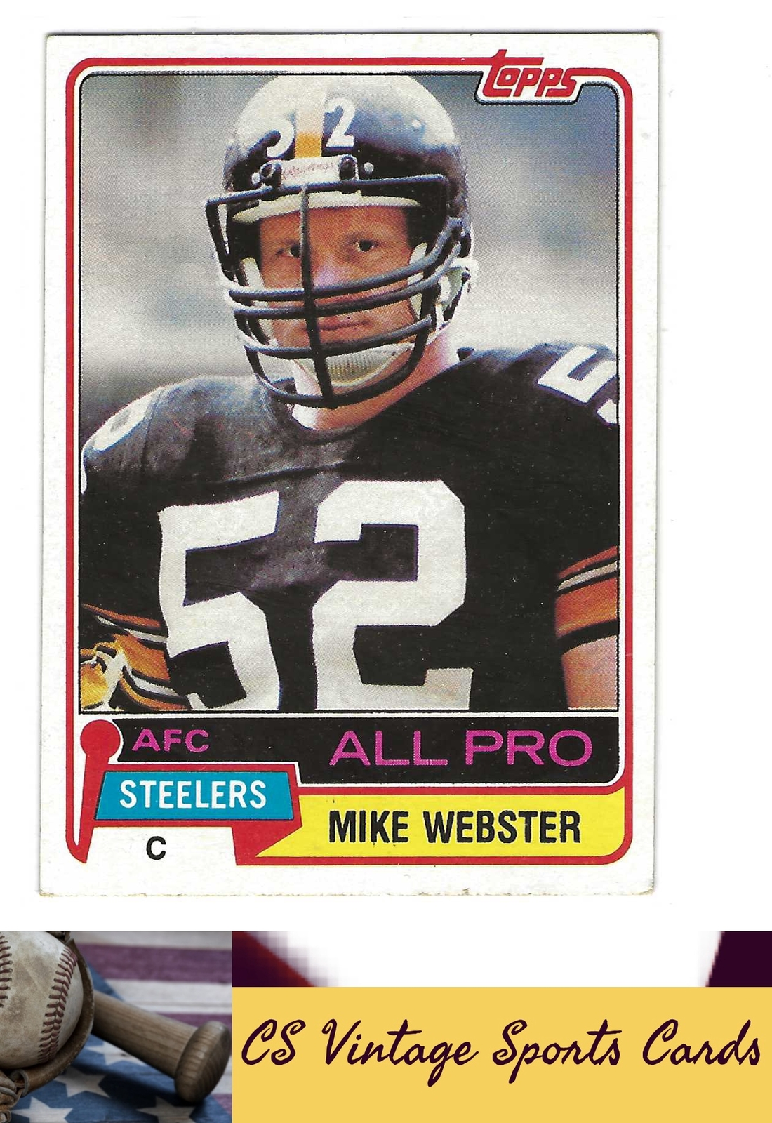 1981 Topps #10 Mike Webster | eBay