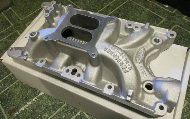 Ford SVO Motorsports Intake Manifold 351 9.2 Block 351w Windsor Dual ...