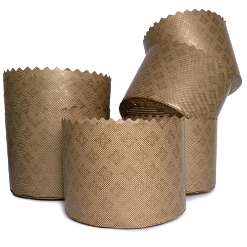 12-Pcs Medium 350gr Panettone Pan Paska Bread Mold Kulich Easter Paper ...