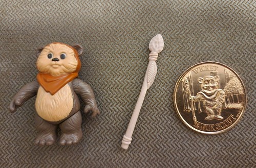 Star Wars Ewoks Cartoon Wicket w/ Coin And Stick 1985 Kenner | eBay