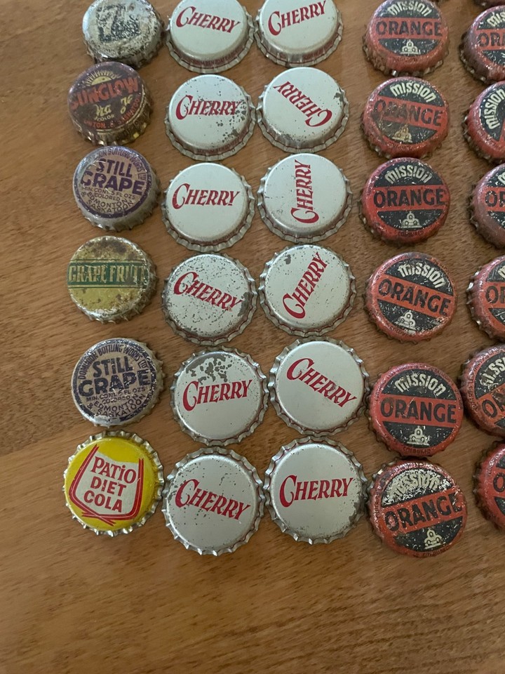 bottle caps Cork Backs Original Vintage mixed Lot 54 Advertisement | eBay