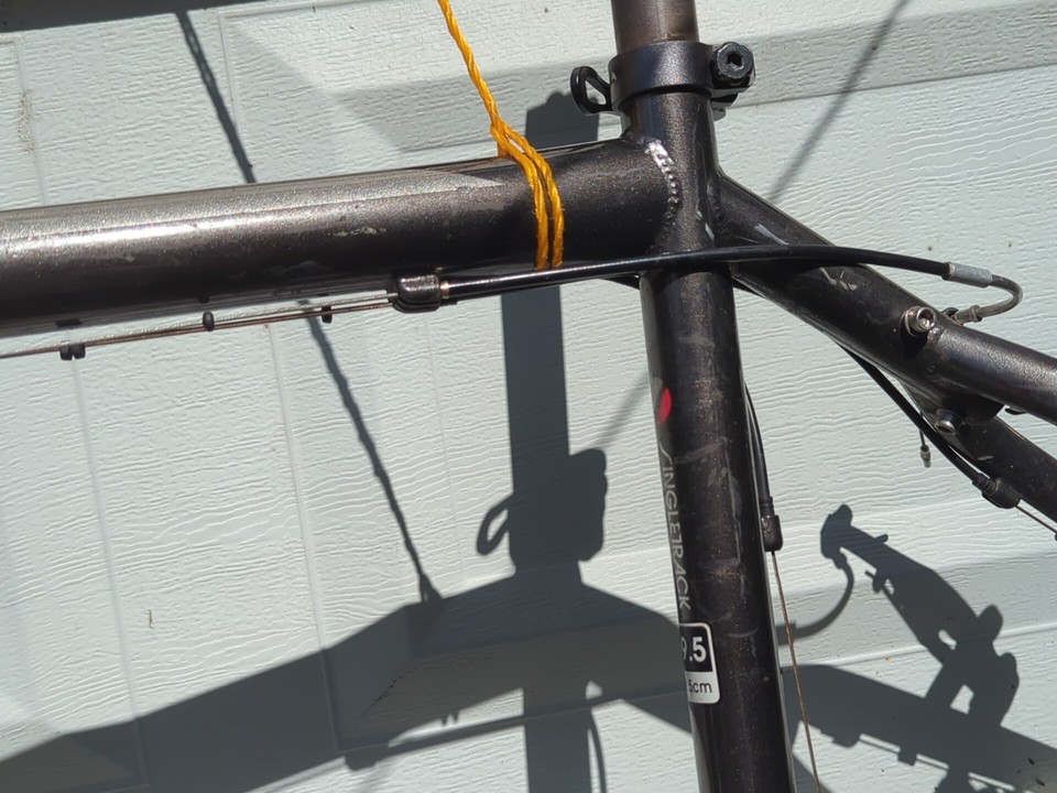 Gray Trek Singletrack 850 19.5” Chromoly Mountain Bike Frame Forks W ...