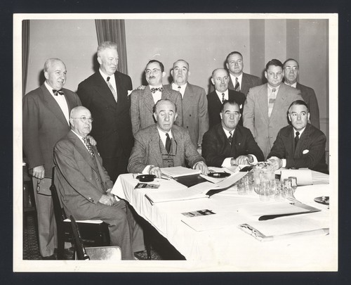 1949 Baseball Rules Committee Original Photo Warren Giles Branch Rickey ...