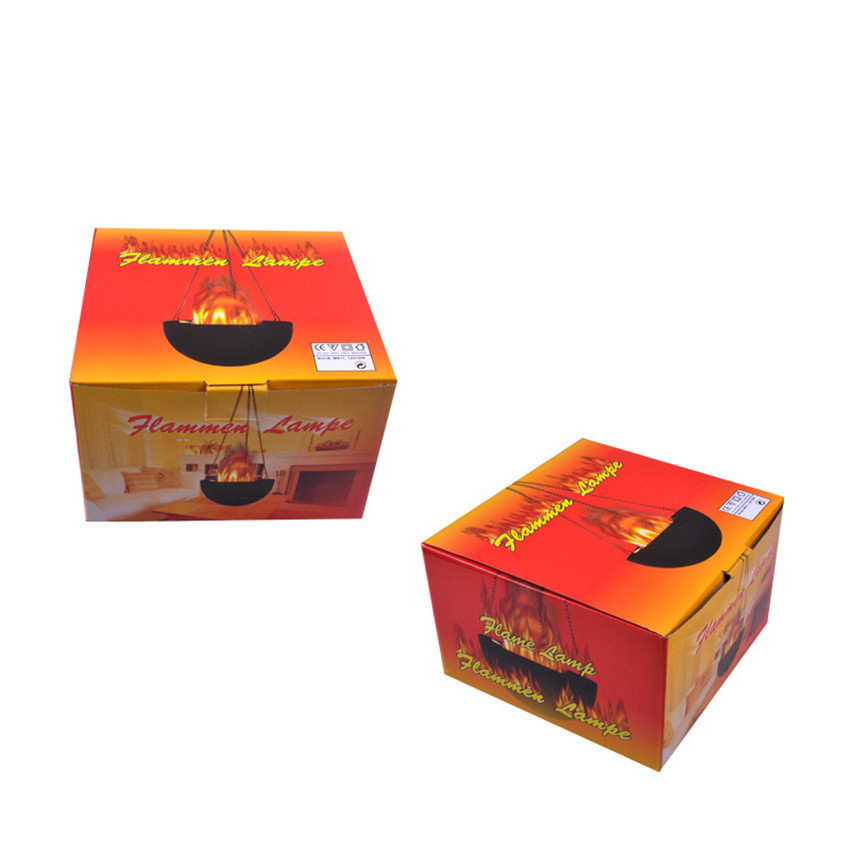 US LED Fake Flame Effect Lamp Torch Light Fire Campfire Centerpiece ...