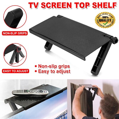 New TV Screen Computer Monitor Top Shelf Holder Storage Rack Desk ...