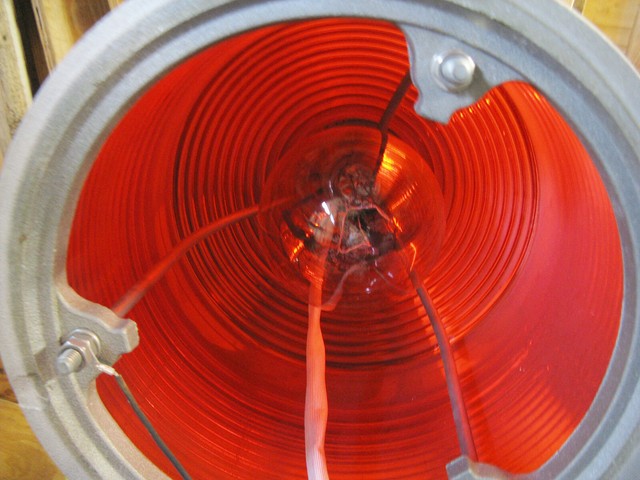 2 Vtg Crouse Hinds Industrial Beacon Light House Tower Radio Nautical ...