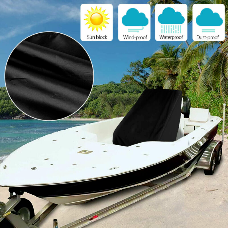 Black Waterproof Boat Seat Cover Marine Folding Lift Rotate Chair Anti ...