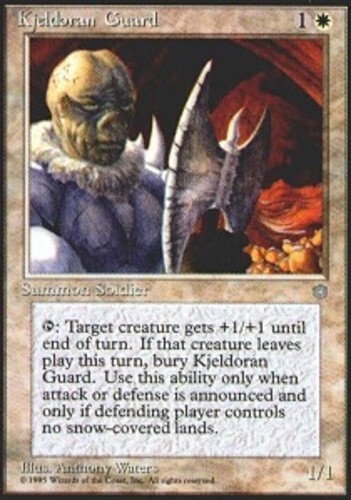 MTG: Kjeldoran Guard [Moderately Played] Ice Age Magic the Gathering ...