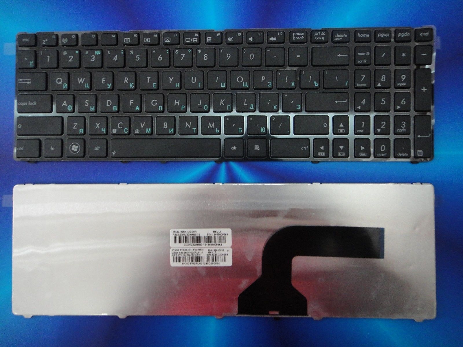RU keyboard ASUS K52 Series X61 N61 N61JA G60 G51 G53 K53S G72J G72JH ...