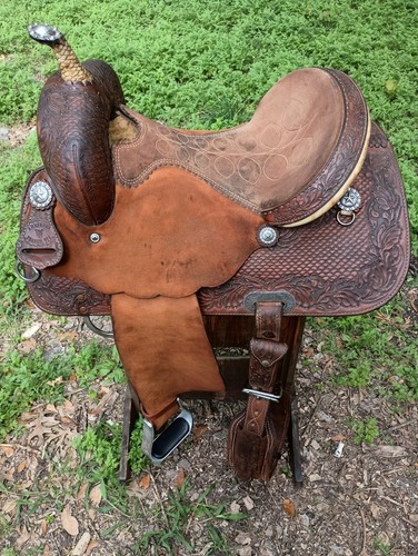 14.5" Carl Ammerman Barrel Racing Saddle | eBay