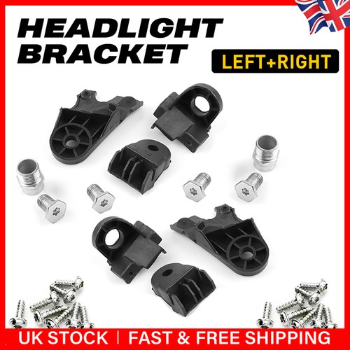 Headlamp Headlight Bracket Tab Repair Kit L + R For Mercedes W205 ...