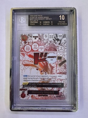 One Piece Black Label Honesty Impact Eng Alt Art Op11-018 A Fist Of ...