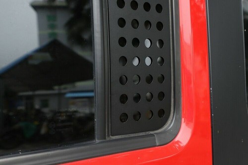 2x Car Rear Door Window Glass Panel Trim Decor Cover For Jeep Wrangler ...