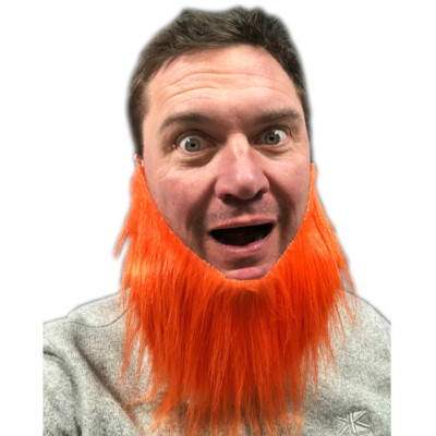 Scotsman Scottish Ireland Irish Leprechaun Ginger Orange Beard Costume ...
