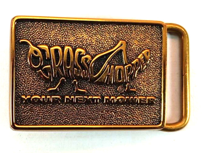 VINTAGE 1989 GRASSHOPPER YOUR NEXT MOWER SOLID BRASS … - Gem
