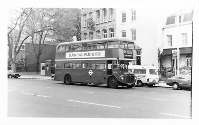 Vintage Photograph Double Decker Bus - Route 24 Hampstead Heath London ...