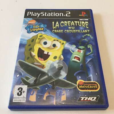 Bob l'éponge la créature crabe croustillant PS2 Complet Version FR # ...