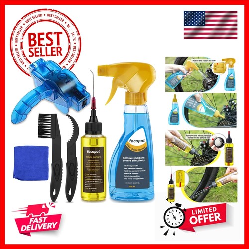 Bike Chain Cleaner Kit Including Chain Oil Lubricant,Bike Chain ...