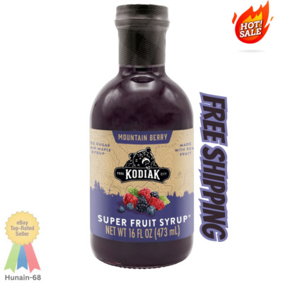 Kodiak Mountain Berry Super Fruit Syrup, 16 fl oz Bottle | eBay