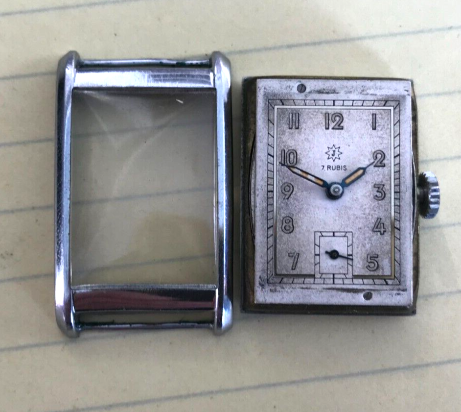 BODEN EDELSTAHL GERMAN MENS RECTANGULAR WRISTWATCH VINTAGE 1930S | eBay