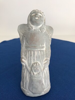 ISABEL BLOOM “Angel With Her Doll”, Signed 1992 Concrete Sculpture | eBay