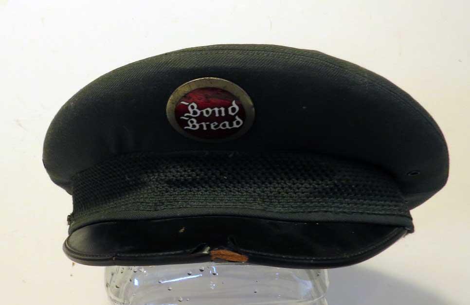 VINTAGE BOND BREAD DRIVER'S HAT WITH ENAMEL BADGE - SIZE 6-3/4 | eBay