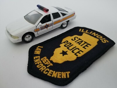 Roadchamps :43 Diecast Police Cruiser and Agency Patch Illinois State ...