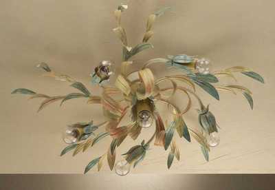 Wrought Iron Ceiling Light 6 Lights Coll Ess 148/51P | eBay UK