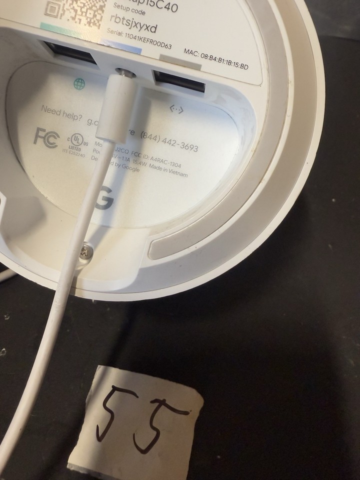 Google WIFI Access Point Router GJ2CQ WIFI Google Mesh w/ Power Cord | eBay