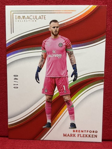 2023-24 Panini Immaculate Gold Mark Flekken /10 #131 Brentford MINT! | eBay