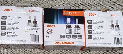 SYLVANIA 9007 LED POWERSPORTS OR Fog Use Only. Headlight, 2 Bulbs. | eBay