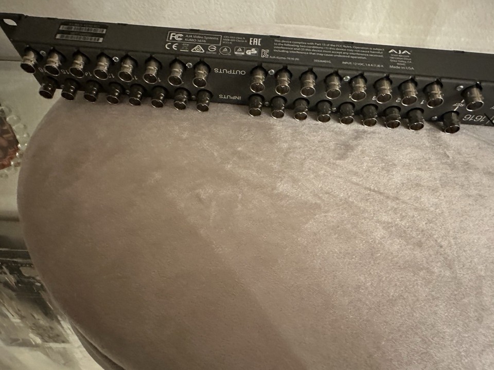 AJA KUMO-1616-R2 16x16 Compact SDI Router, with 1 Power Supply | eBay