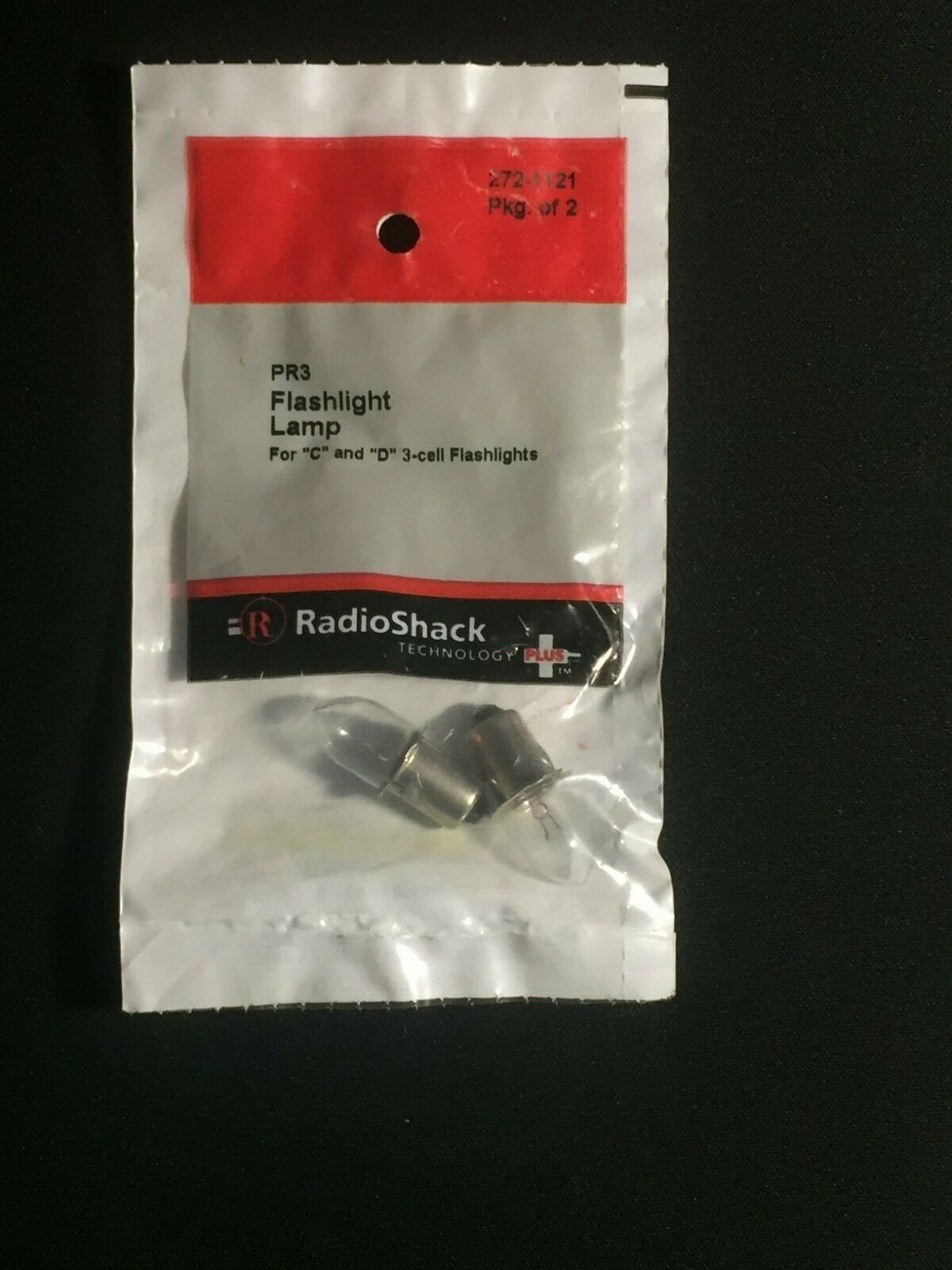 RadioShack 272-1121 PR3 Flashlight Lamps 2721121 2 Bulbs | eBay