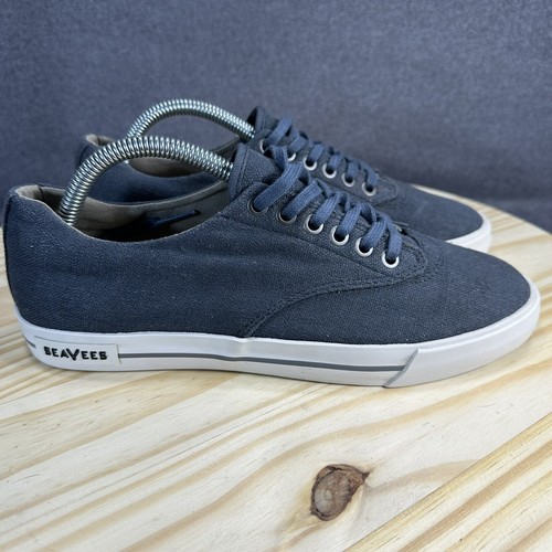 SeaVees Hermosa Plimsoll Sneakers Mens Size 8 Brown Canvas Shoes | eBay