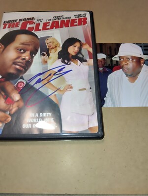 CEDRIC THE ENTERTAINER signed Autograph CODE NAME THE CLEANER Movie ...