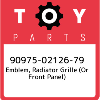 90975-02126-79 Toyota Emblem, radiator grille (or front panel ...