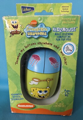 Spongebob Squarepants Kidzmouse Computer Optical Mouse | Wired | 2 ...