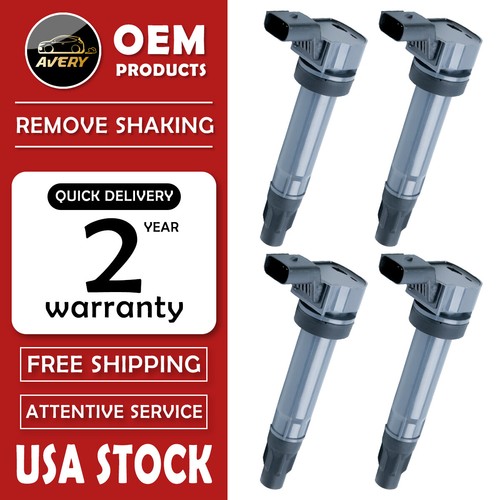 Set of 4 Ignition Coil For Chevrolet Spark 2012-2015 1.2L L4 C1846 ...