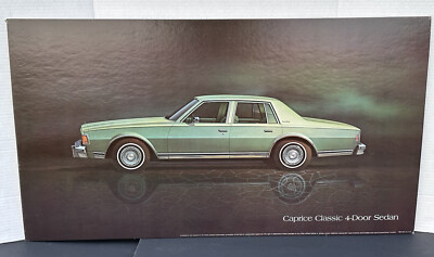 Orig 1978 Caprice Classic Chevy Dealership Showroom Poster Display ...