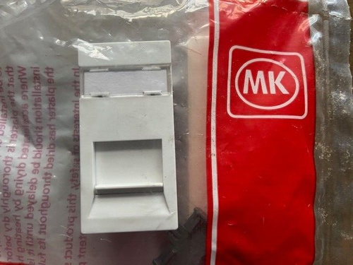 MK RJ11 / RJ12 Euro Data Module 25 x 50 mm K5887 WHI White | eBay UK
