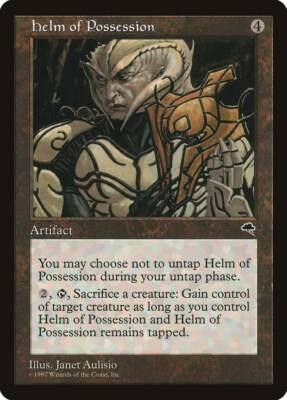 Helm of Possession Tempest PLD Artifact Rare MAGIC GATHERING CARD ...